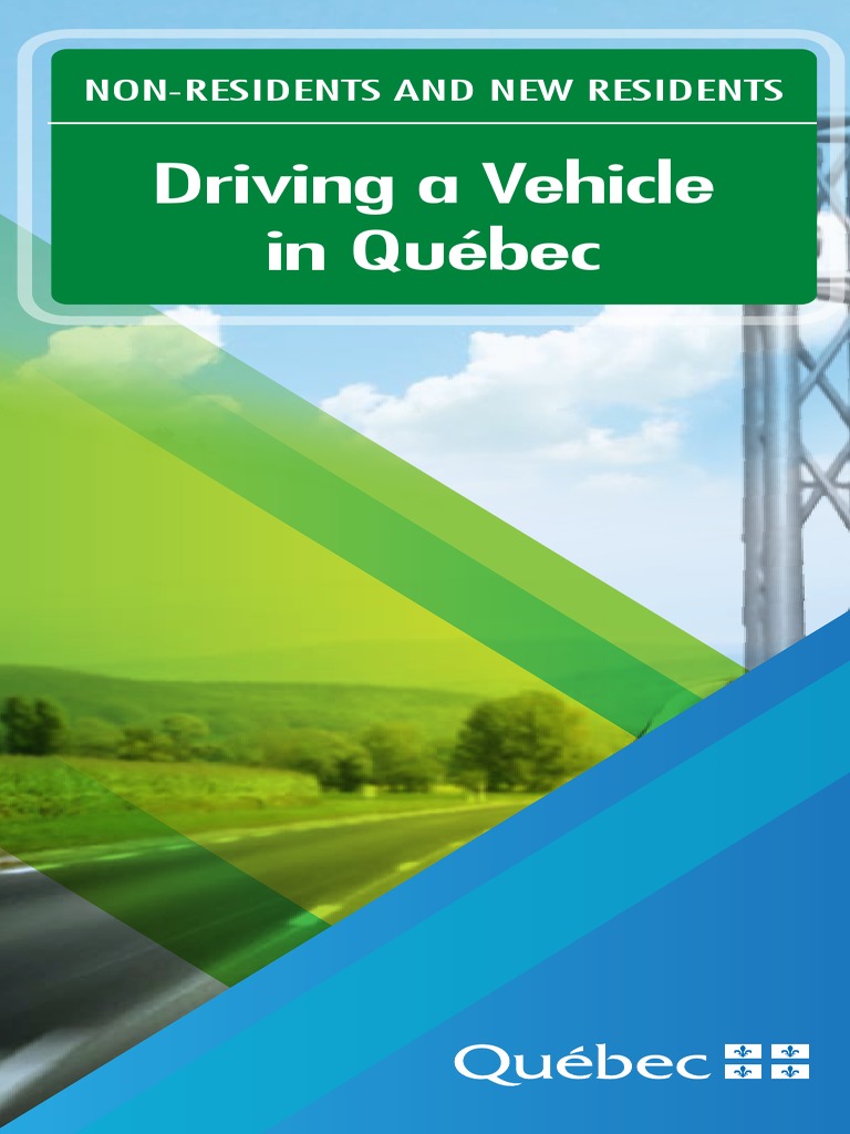 Driving in Québec: Non-Residents Guide | PDF
