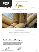 Bamboo Construction & Techniques | PDF | Bamboo | Wood