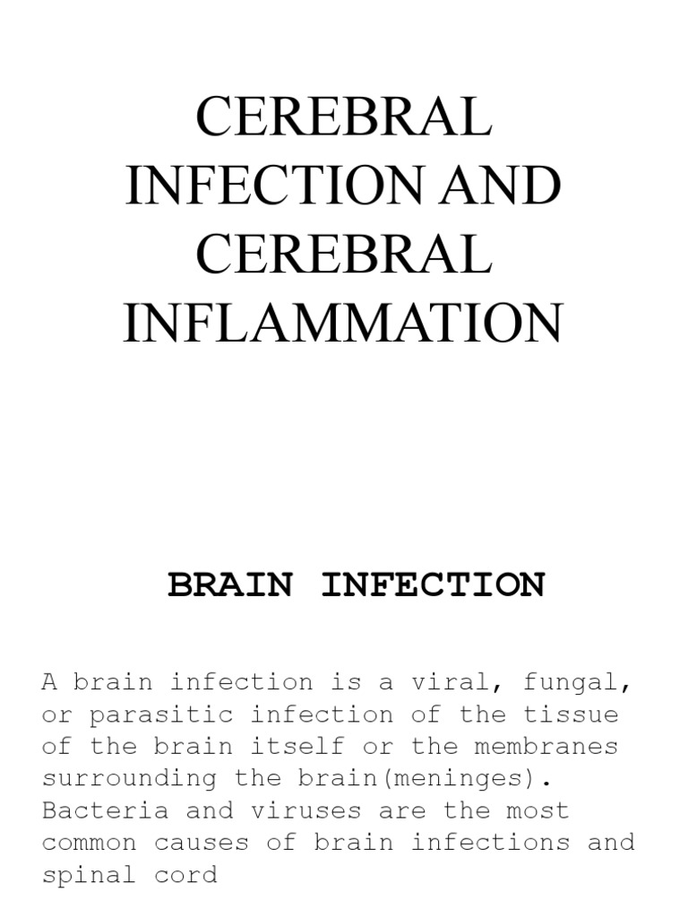Understanding Brain Infections and Inflammation: A Comprehensive Review ...