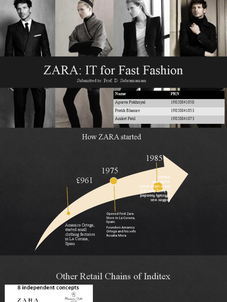 Zara Case - Presentation - Group8 | PDF | Retail | Point Of Sale