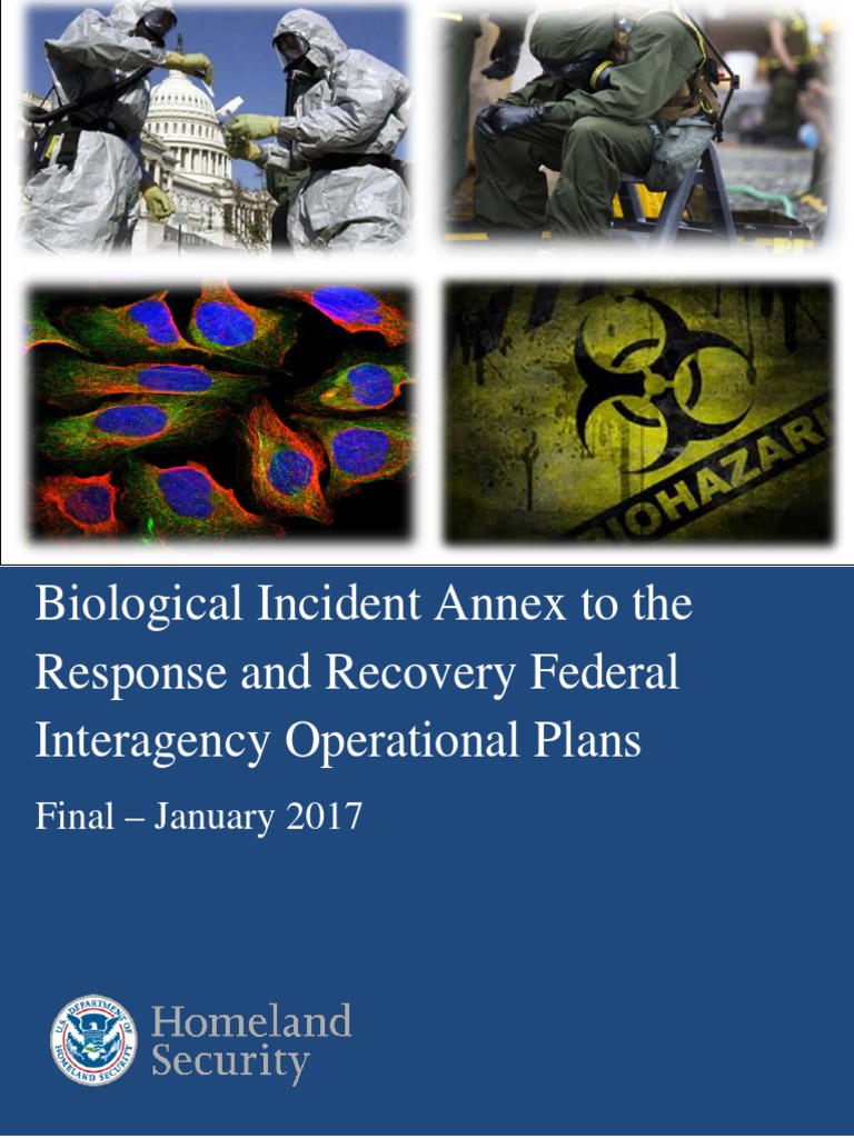 Biological Incident Annex To The Response and Recovery Federal ...
