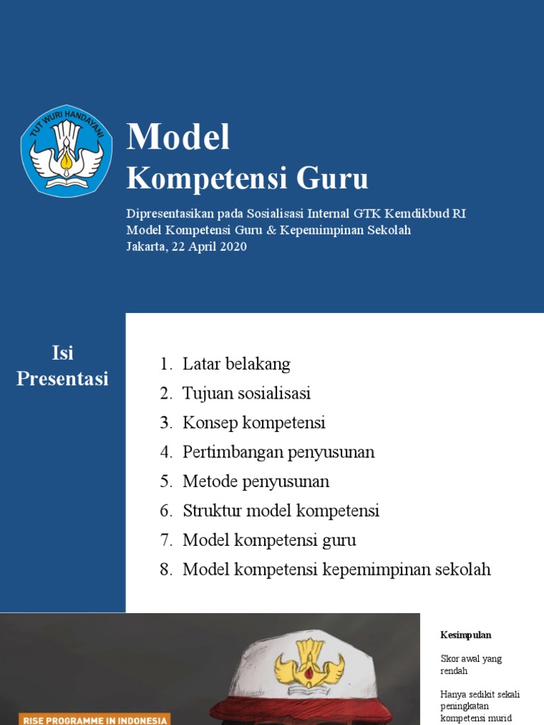 Presentasi Model Kompetensi Guru - KS | PDF