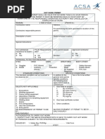 SM Work Permit Form | PDF | Fires | Hazards
