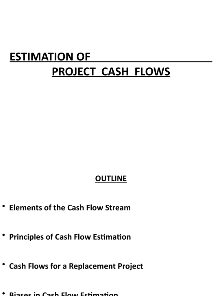 Estimation of Project Cash Flows | PDF | Depreciation | Discounted Cash Flow