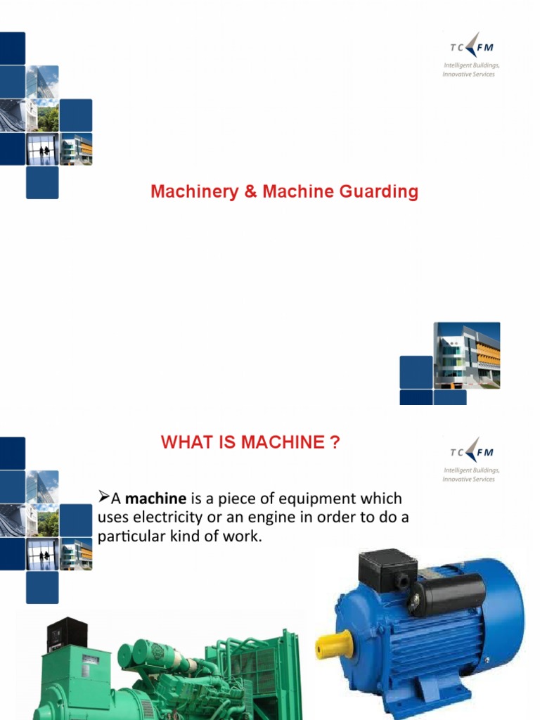 Machinery and Machine Guarding | PDF | Machines | Personal Protective ...