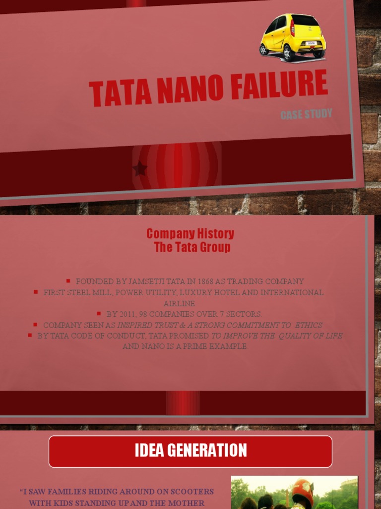 Tata Nano Failure: Case Study | PDF | Business