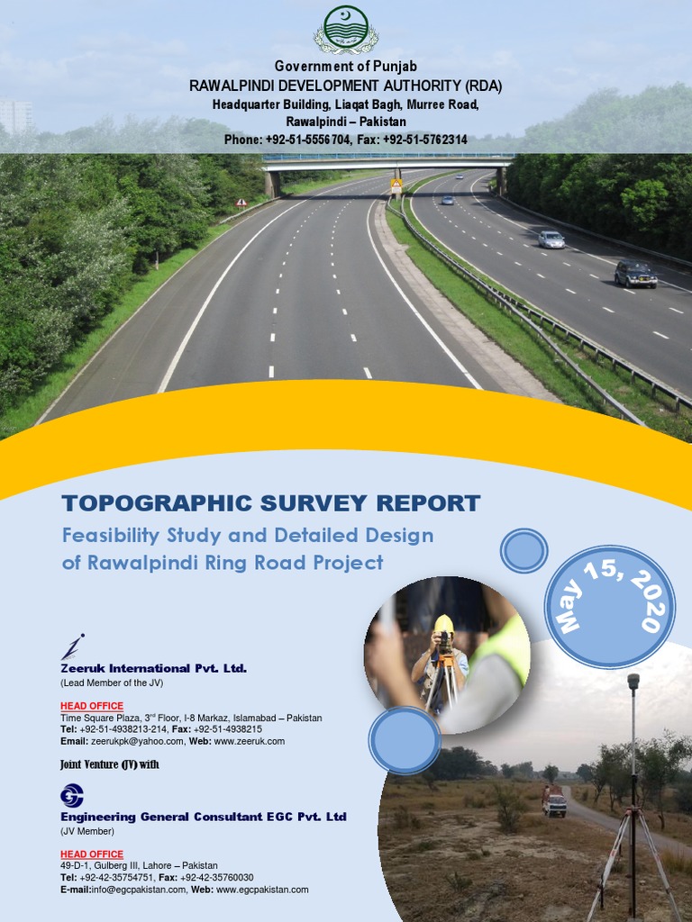 Topographic Survey Report (Complete) | PDF | Surveying | Controlled ...