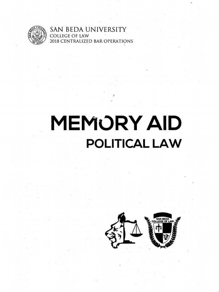 Political Law Memory Aid PDF | PDF