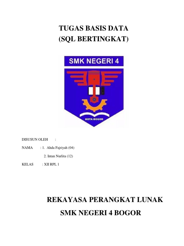 SQL Bertingkat | PDF