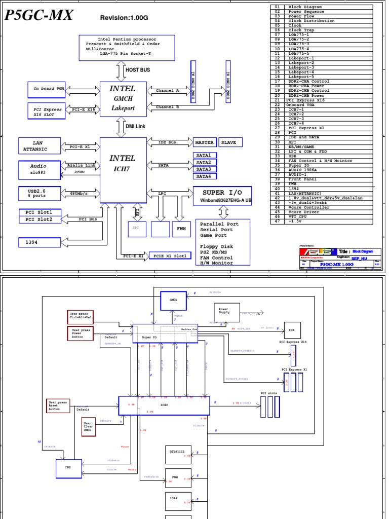Asus p5gc MX Rev 2 0 | PDF | Computer Architecture | Computer Networking