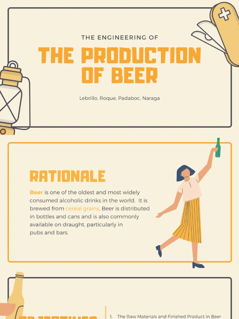 ChE 101 - Production of Beer Report | PDF | Beer | Fermented Foods