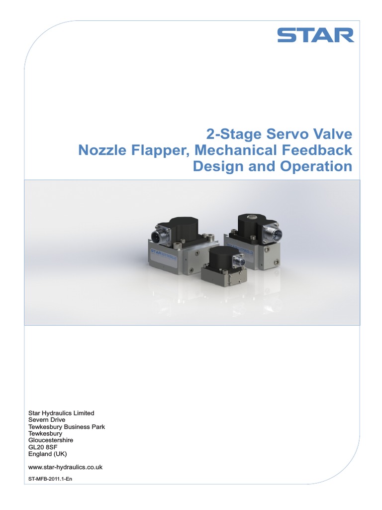 2-Stage Servo Valve Nozzle Flapper, Mechanical Feedback Design and ...