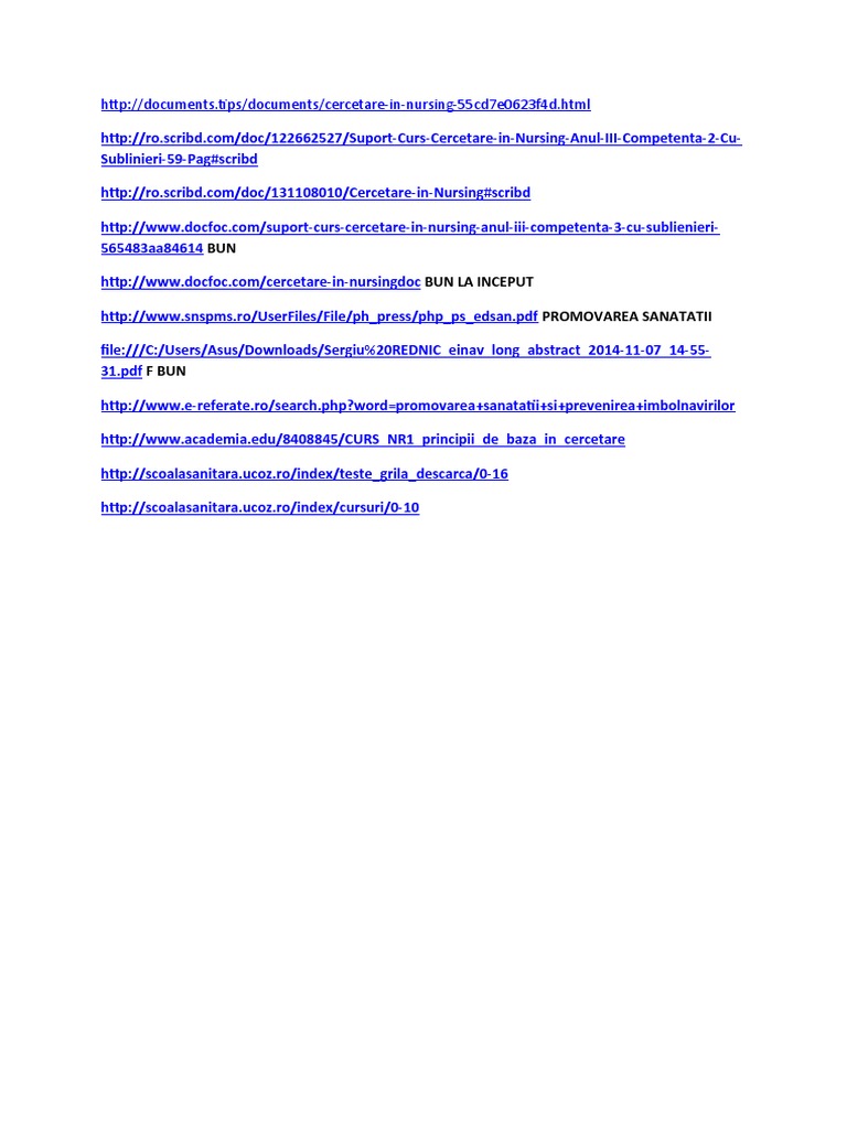Link Uri | PDF