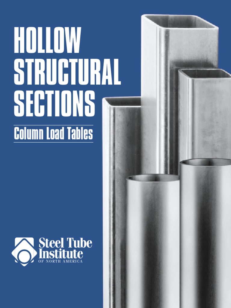 Hollow Structural Sections Column Load Tables | PDF | Metals | Building ...