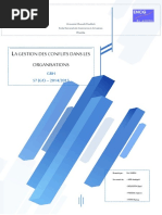 Gestion Des Conflits Exposé GRH | PDF | Sciences comportementales | Concept de psychologie