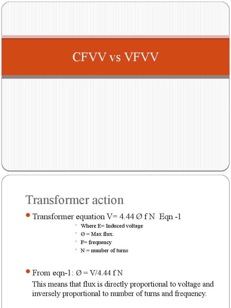 CFVV Vs VFVV | PDF