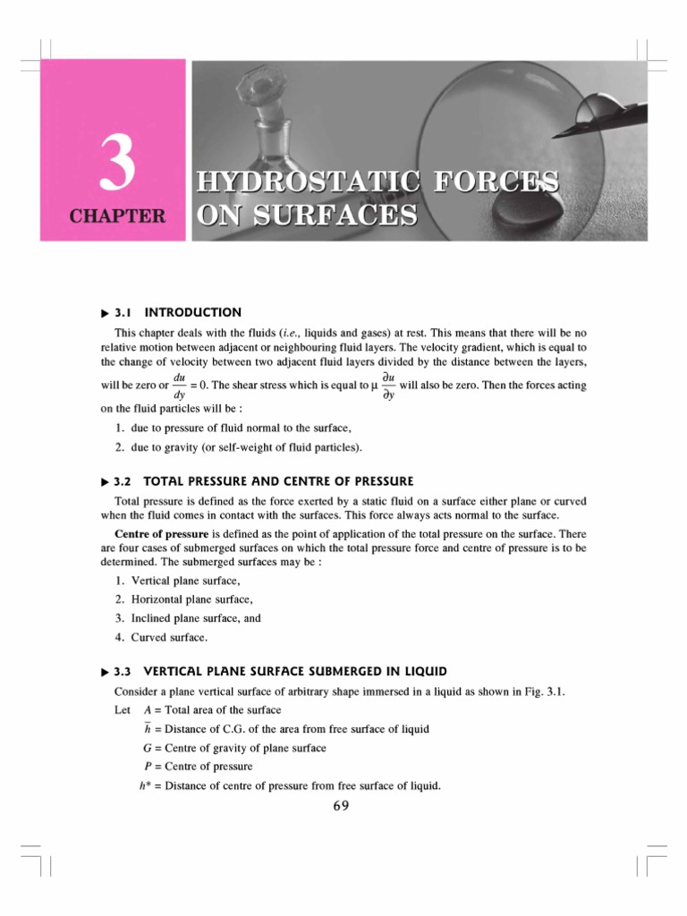 Fluid Mechanics & Hydraulic Machines-96-156 (Chapter-3) | PDF