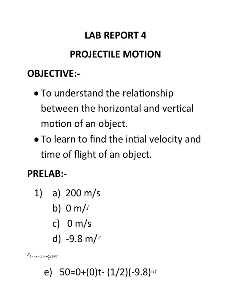 Lab Report 4 | PDF | Observational Error | Experiment
