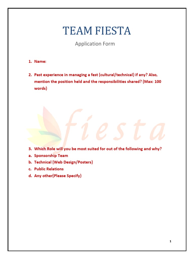 Fest Management Application | PDF