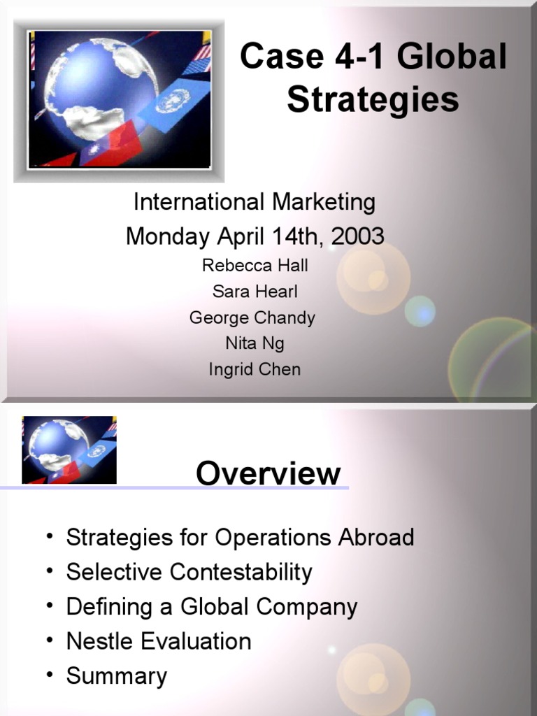 Case Study 1 1 Nestle | PDF | Competition | Nestlé