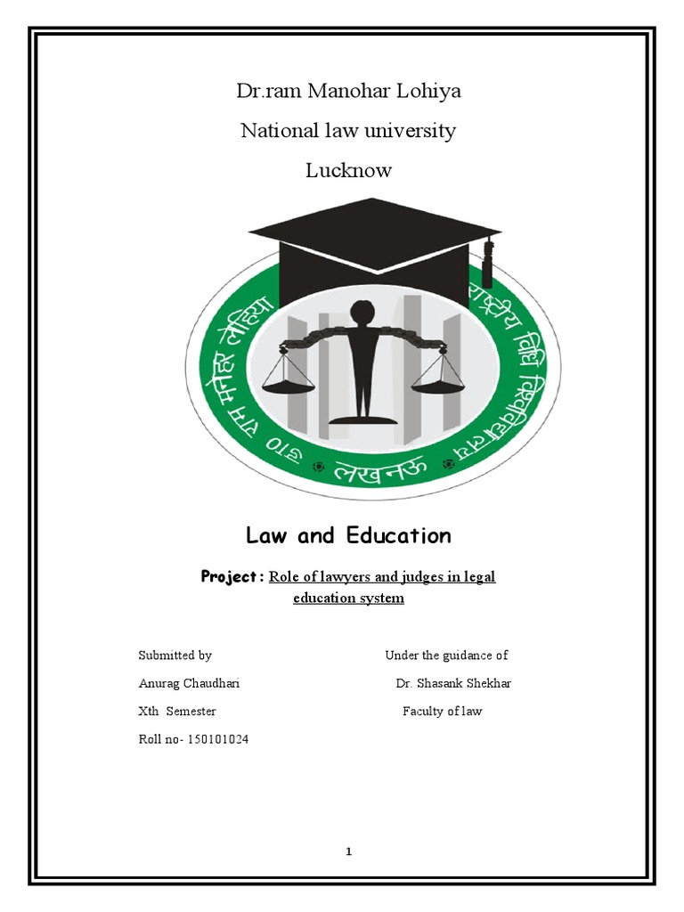 Project Law and Education | PDF | Barrister | Lawyer