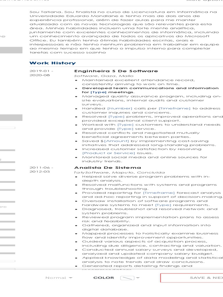 Finalize Resume - Zety - Cropped | PDF | Software Development | Software