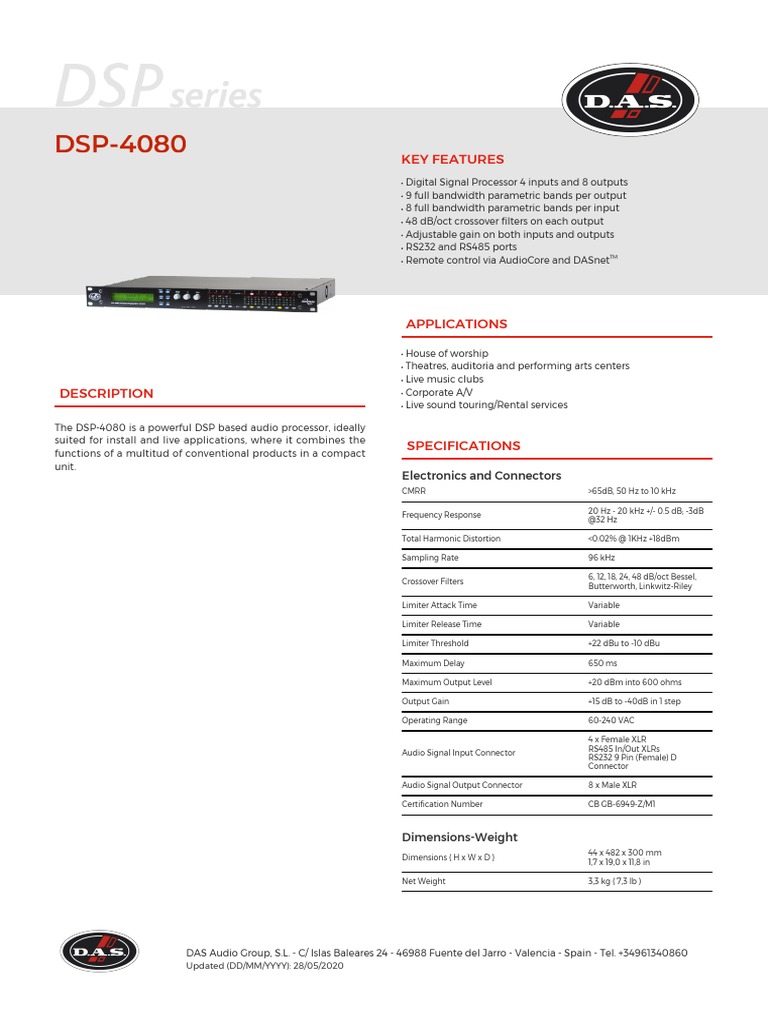 HT - DS HD Series | PDF | Bandwidth (Signal Processing) | Decibel