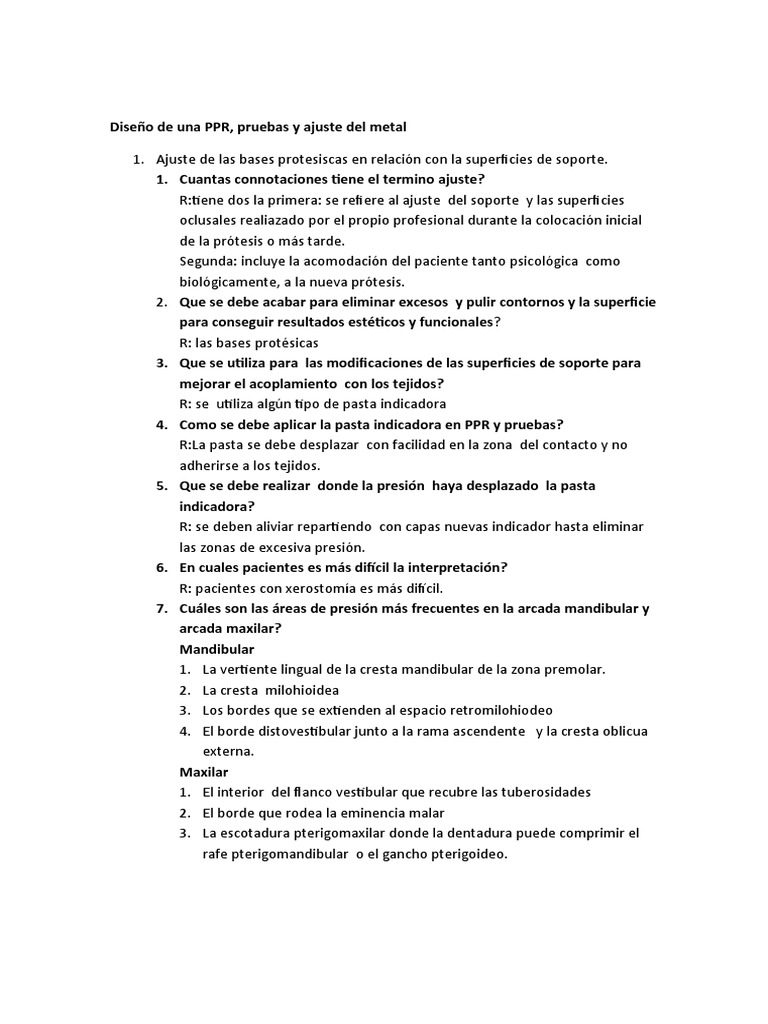 Diseño de Una PPR | PDF | Dentadura postiza | Odontología