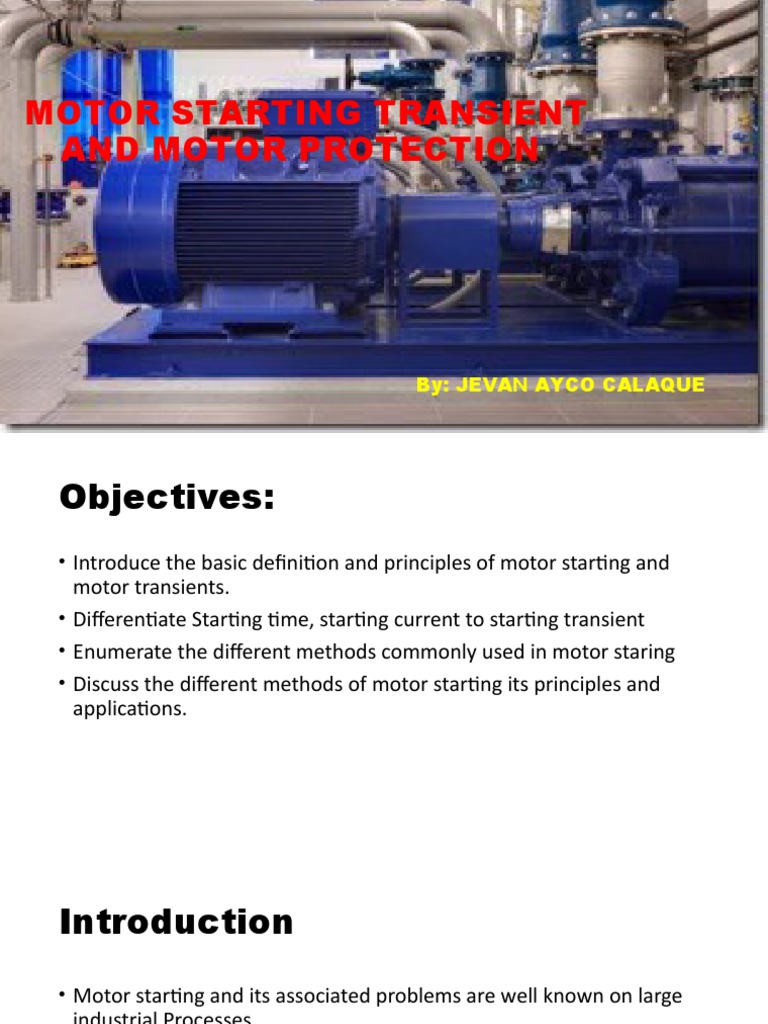 Motor Starting Transient | PDF | Electric Motor | Electrical Equipment