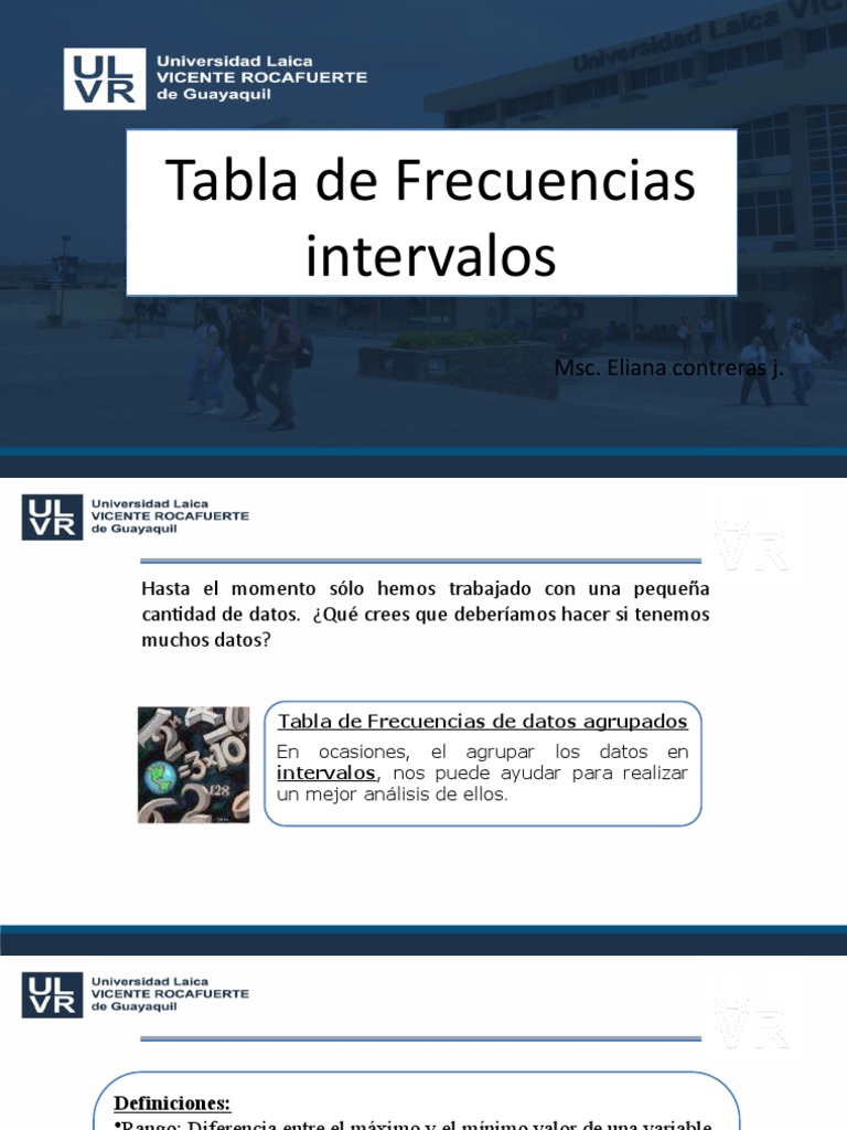Tablas de Frecuencias Intervalos | PDF | Muestreo (Estadísticas ...