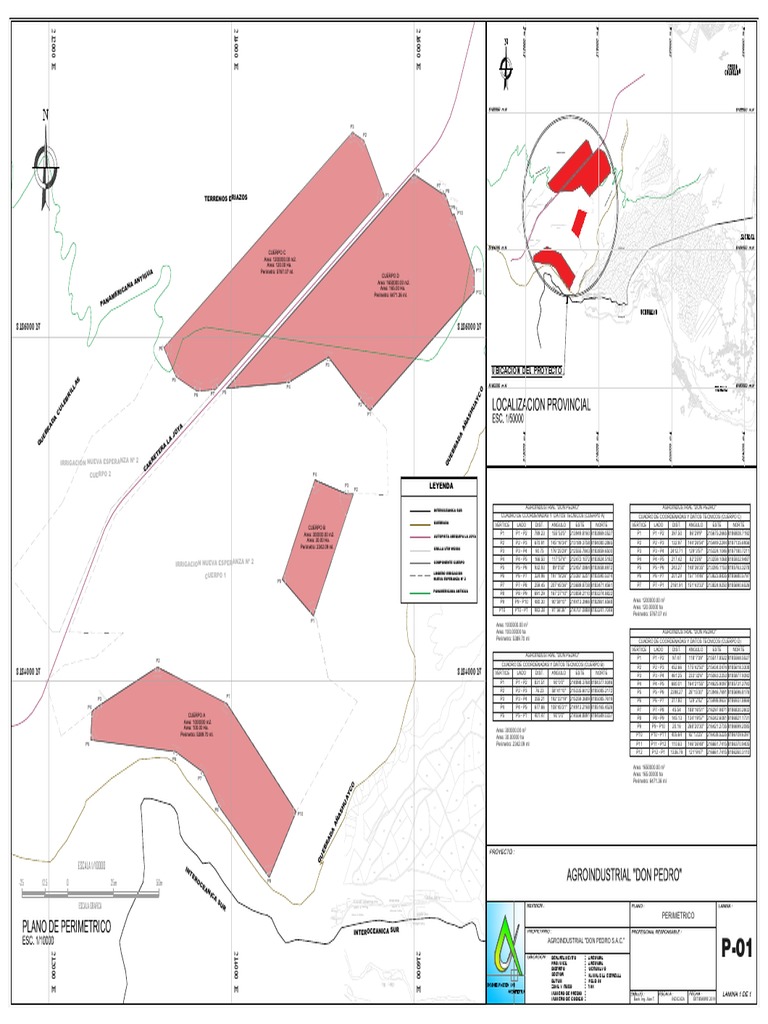 PLANO DE PERIMETRICO-Layout1 | PDF
