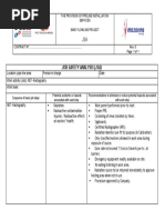 Jsa For Radiography | PDF | Personal Protective Equipment | Radiography