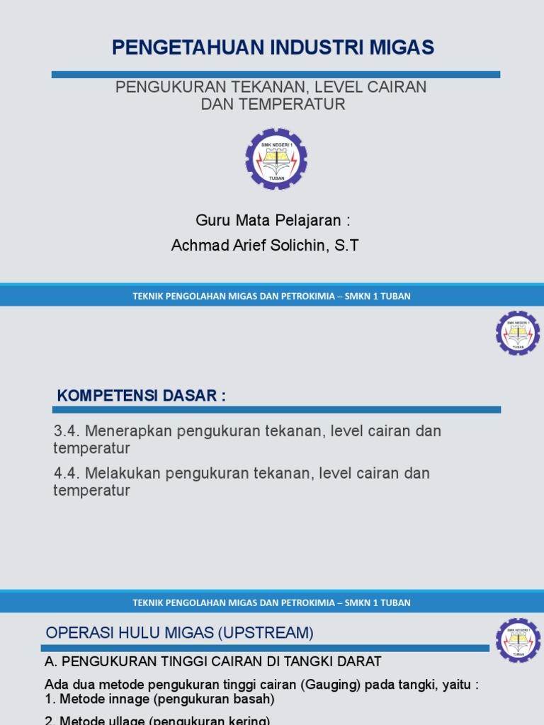 Panduan Teknik Migas untuk Pelajar | PDF