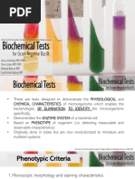 Biochemical Tests in Enterobacteriaceae | PDF | Chemical Compounds ...