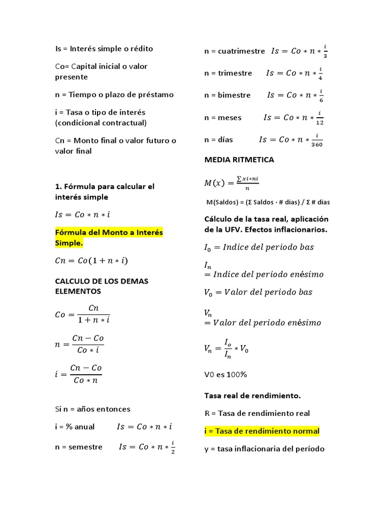 Formulario Mate Fin | PDF | Enseñanza de matemática | Análisis matemático