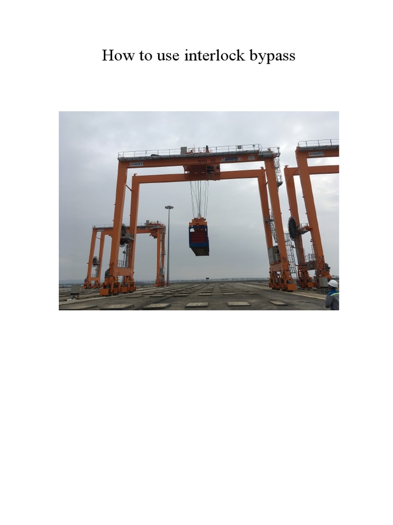 How To Use Interlock Bypass | PDF