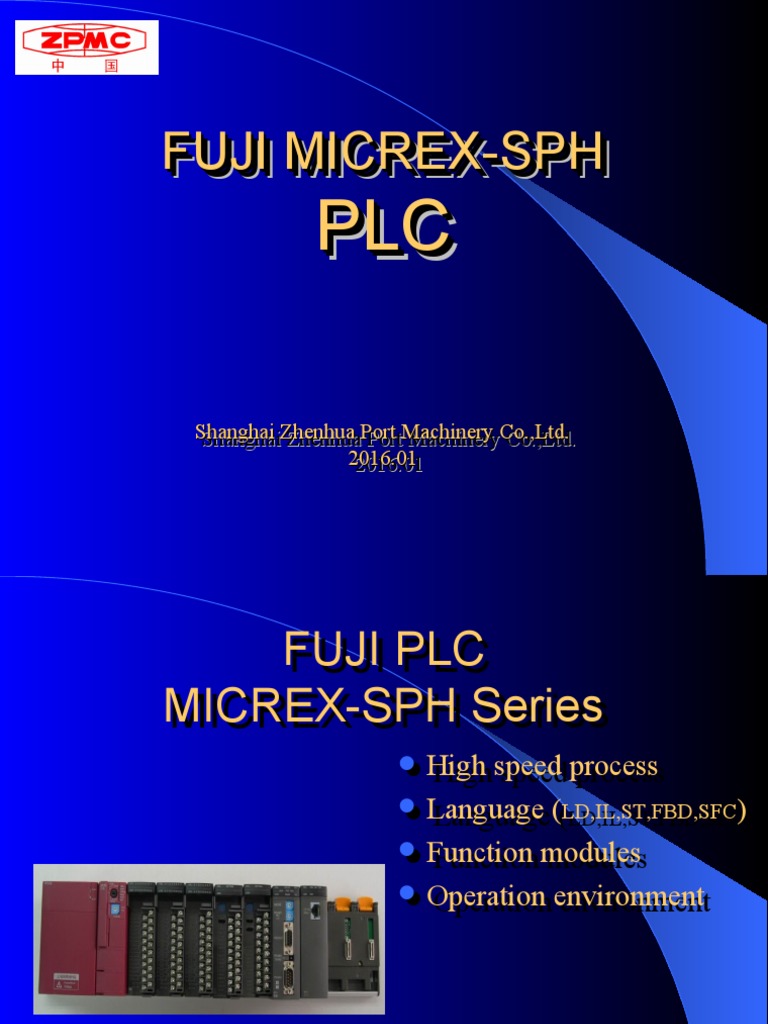 Fuji Micrex-Sph Fuji Micrex-Sph | PDF | Programmable Logic Controller | Input/Output