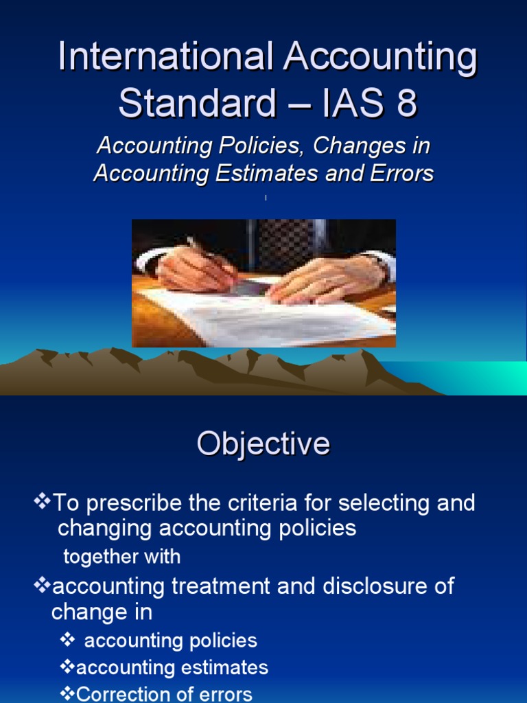 International Accounting Standard - IAS 8 | PDF | Income Statement ...
