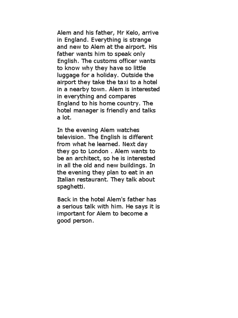 Refugee Boy Chapter 1 Summary | PDF