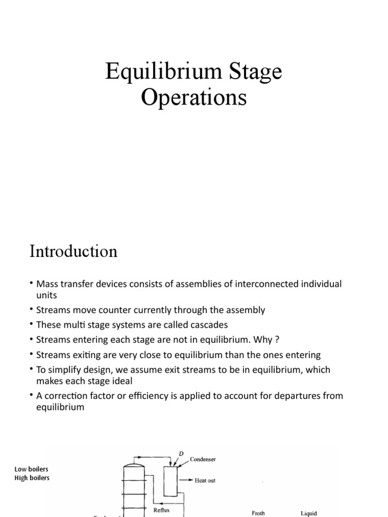 Equilibrium in Stage Processes | PDF | Materials Science | Continuum ...
