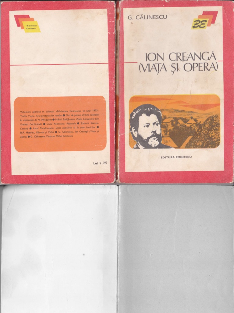 Biografia lui Ion Creangă: Analiză și Context | PDF