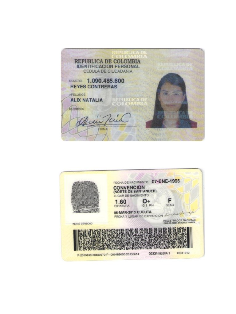 Cedula Natalia Reyes-1 PDF | PDF