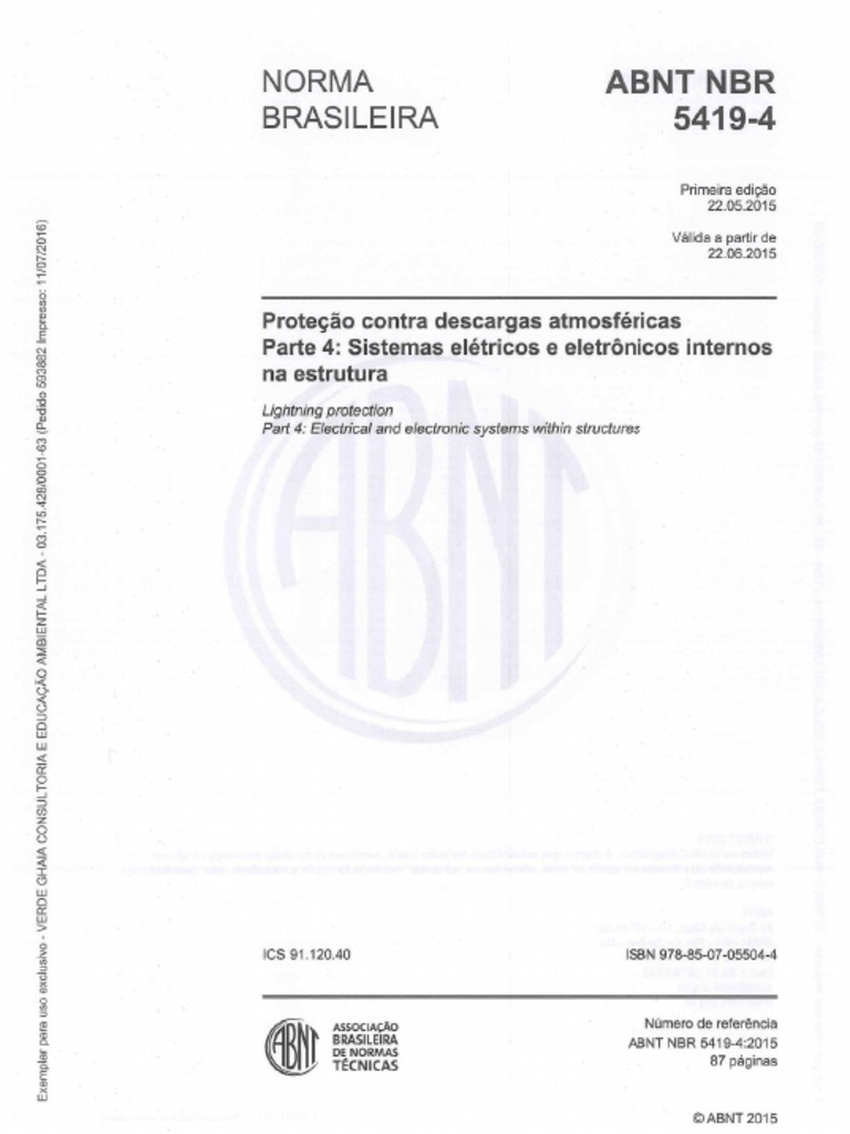 NBR 5419-4 PDF | PDF