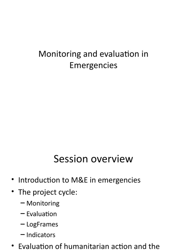 Monitoring and Evaluation | PDF | Monitoring And Evaluation | Evaluation