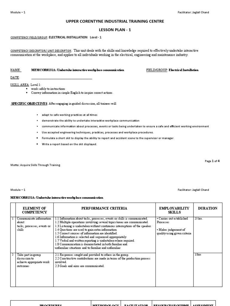 Interactive Workplace Communication Skills | PDF | Competence (Human ...