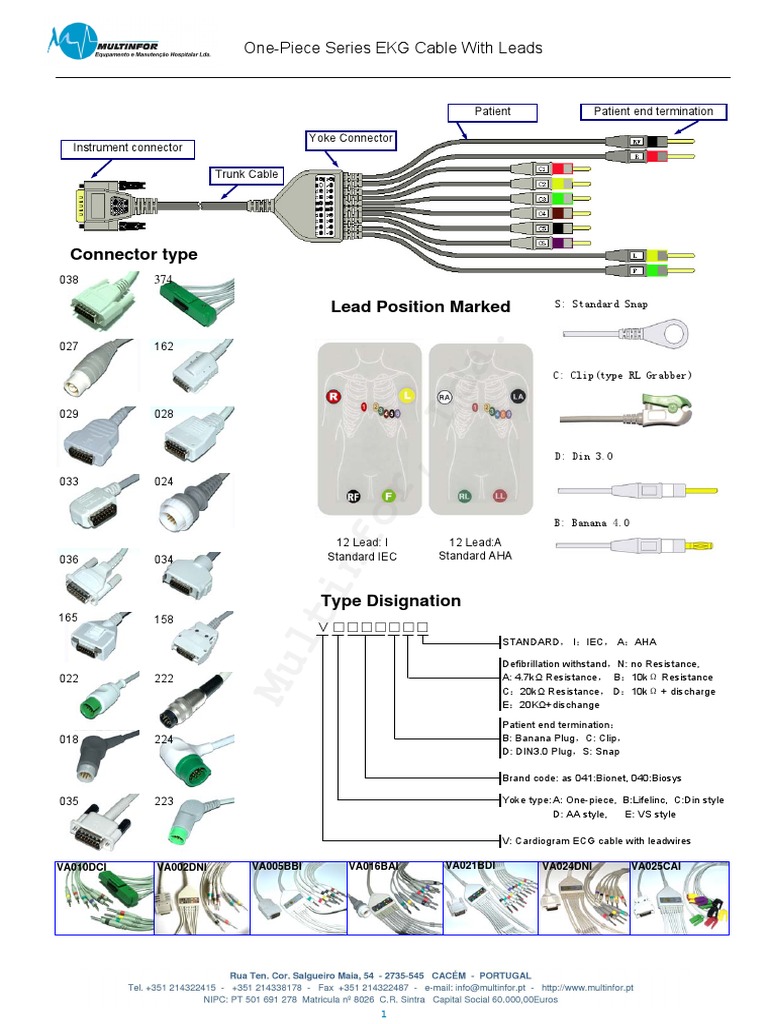 Multinfor, Lda.: Connector Type | PDF | Medical Equipment ...