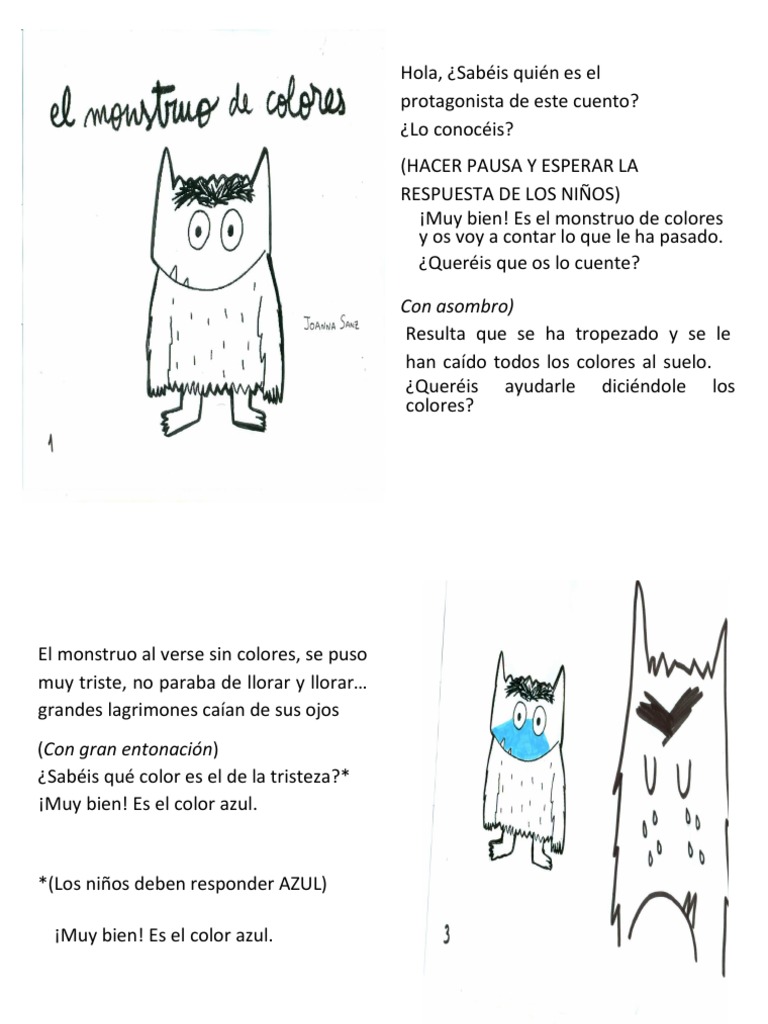 El Monstruo de Colores PDF | PDF | Color