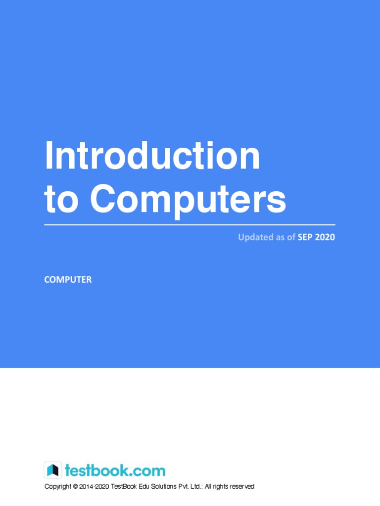 Computer - Introduction To Computer - English - 1599804024 | PDF ...