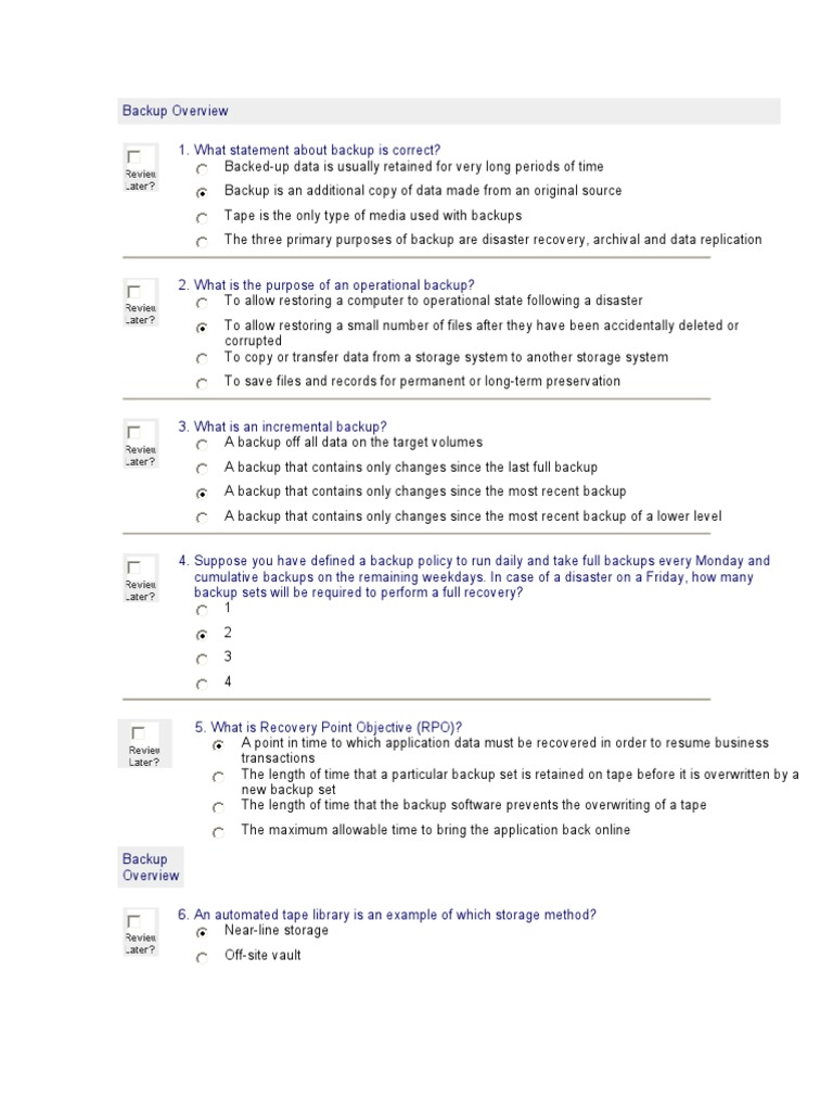 Backup and Recovery Fundamentals | PDF | Backup | Computer Data Storage
