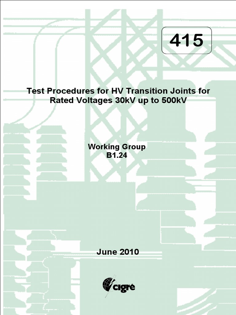 Test Procedures For HV Transition Joints For Rated Voltages 30kV Up To ...